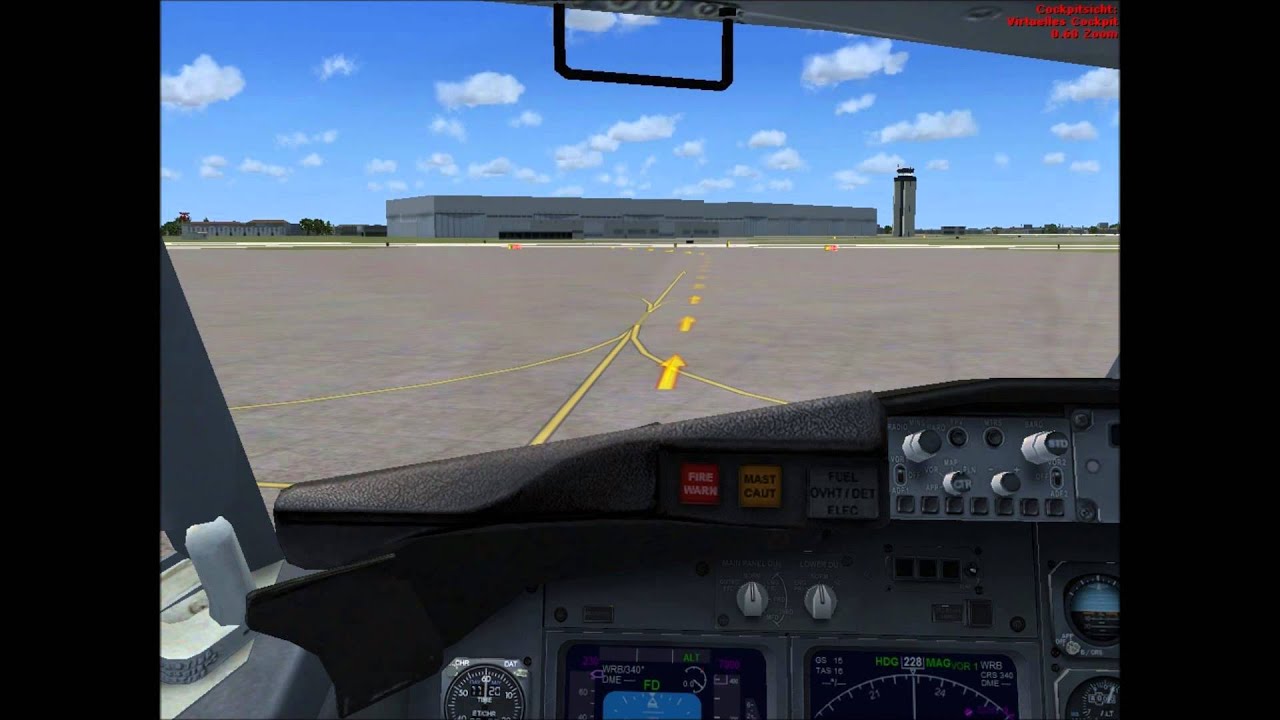 FSX Tutorial: Standart Abläufe und ILS-Landung [Deutsch] Part 1 - YouTube