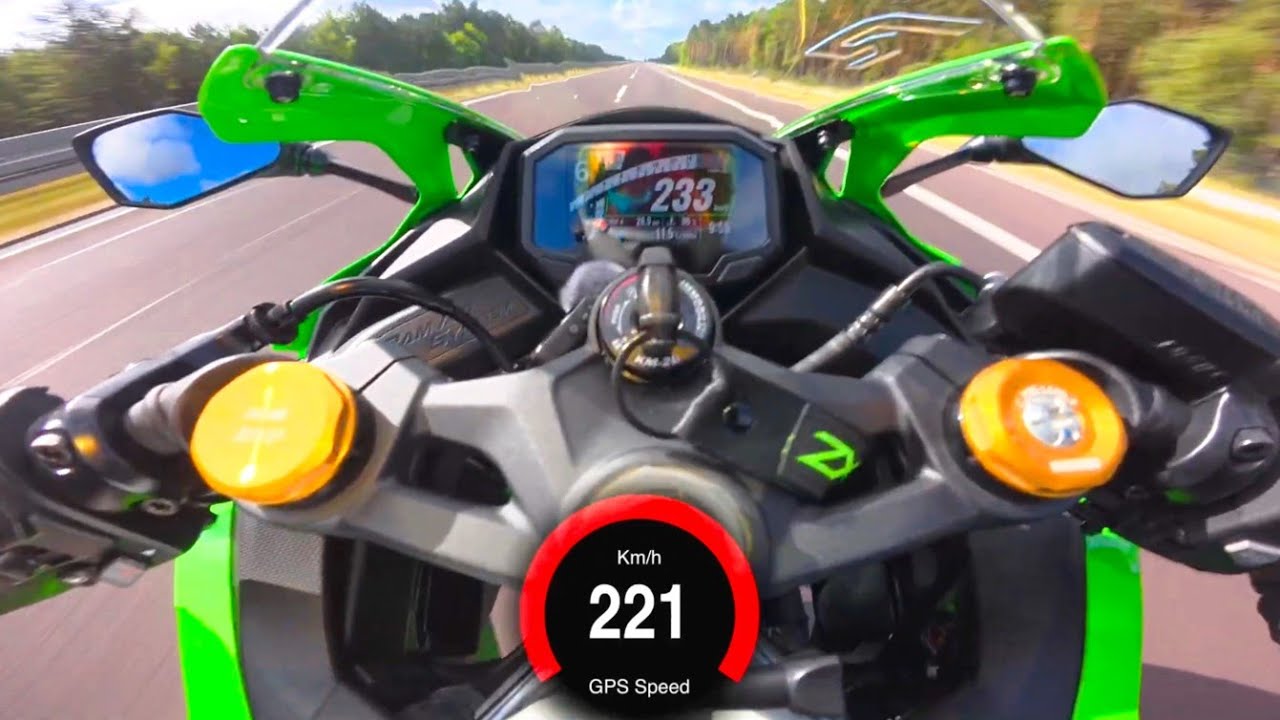16000 RPM 😳 Kawasaki Ninja ZX-4RR Top Speed - YouTube