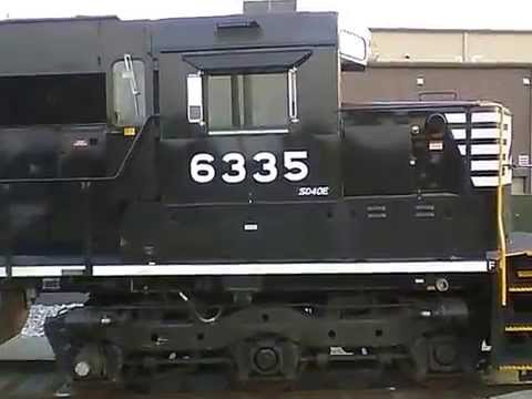 NS 6335 SD40E Walkaround - YouTube