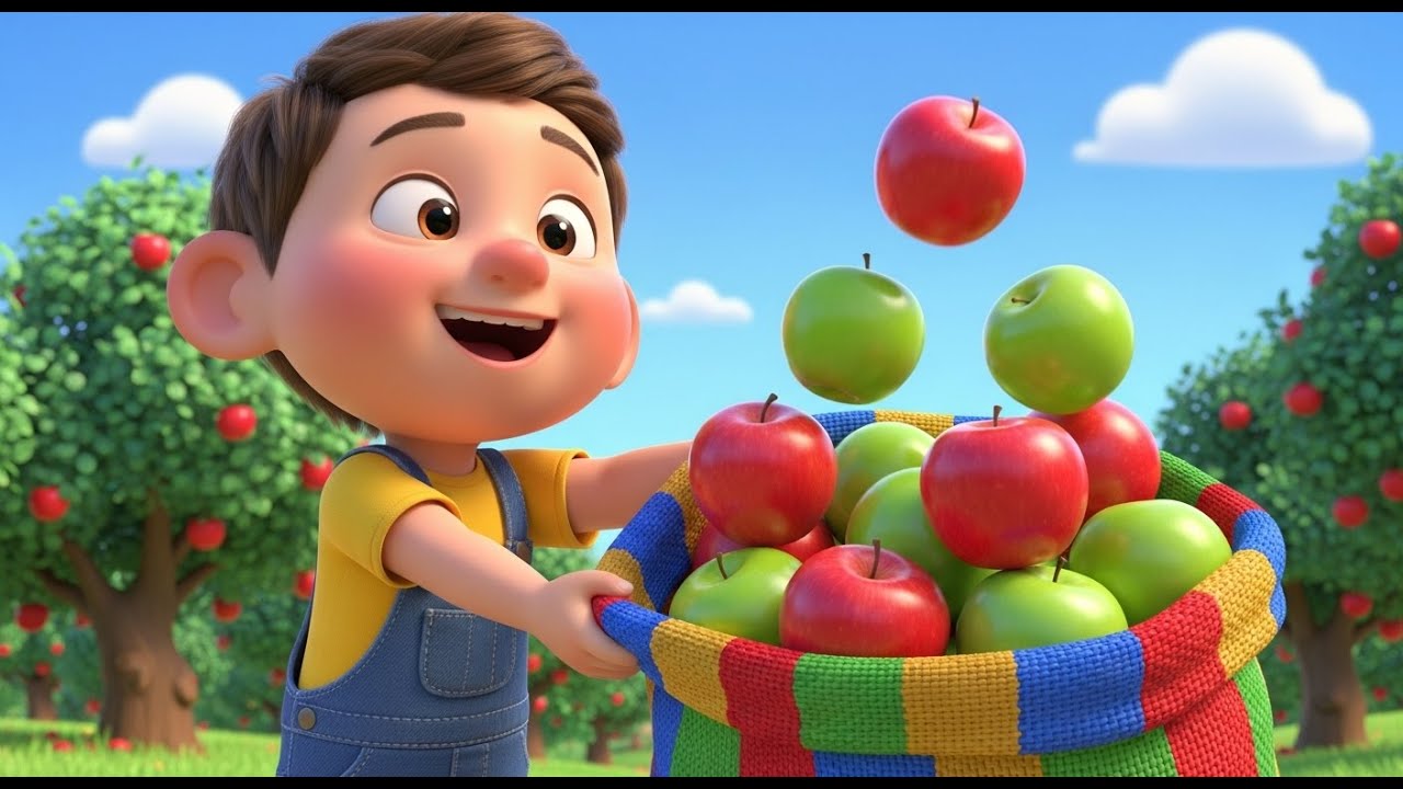 Counting Apples in the Orchard | Fun Counting & Nature Nursery Rhyme ...