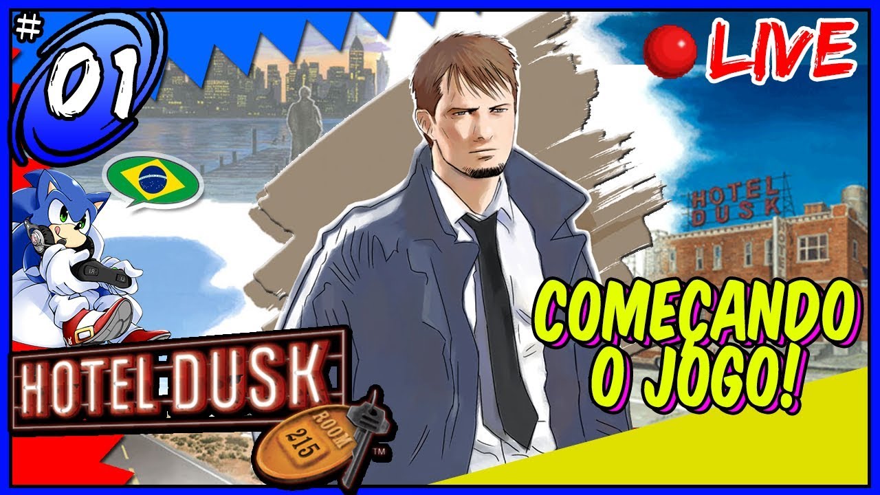 Iniciando o Jogo! Hotel Dusk: Room 215 #01 - NDS Gameplay [Pt-BR] # ...