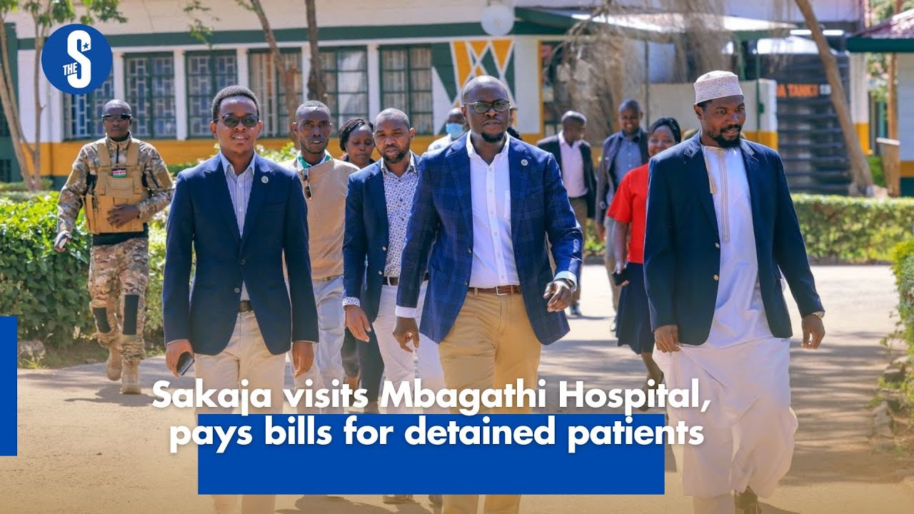Sakaja visits Mbagathi Hospital, pays bills for detained patients - YouTube