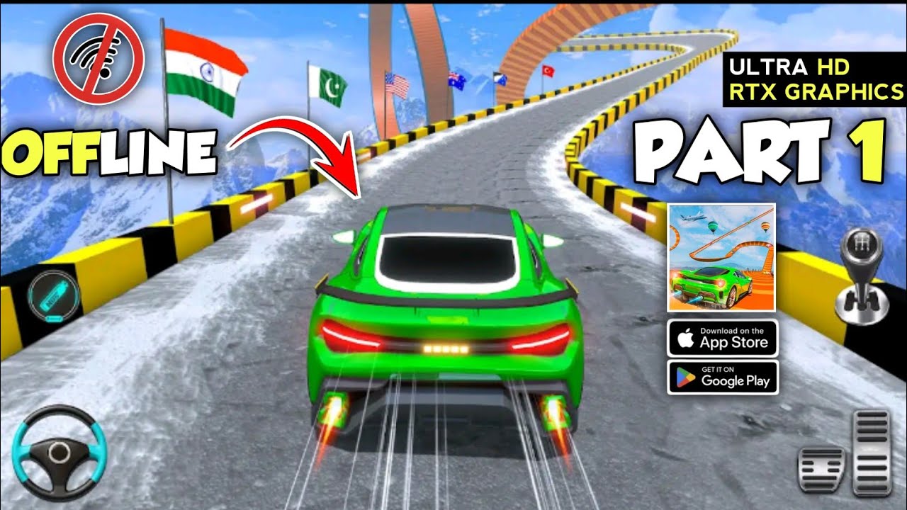 🔥Top Uphill Ramp Car Racing Stunt - Car Game - Car Racing 3D - Android ...
