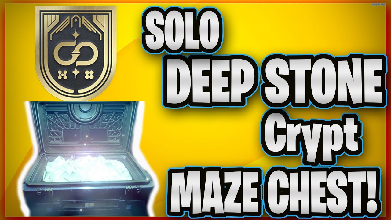 Deep Stone Crypt SOLO FREE MAZE CHEST | EZ free raid loot | Destiny 2 ...