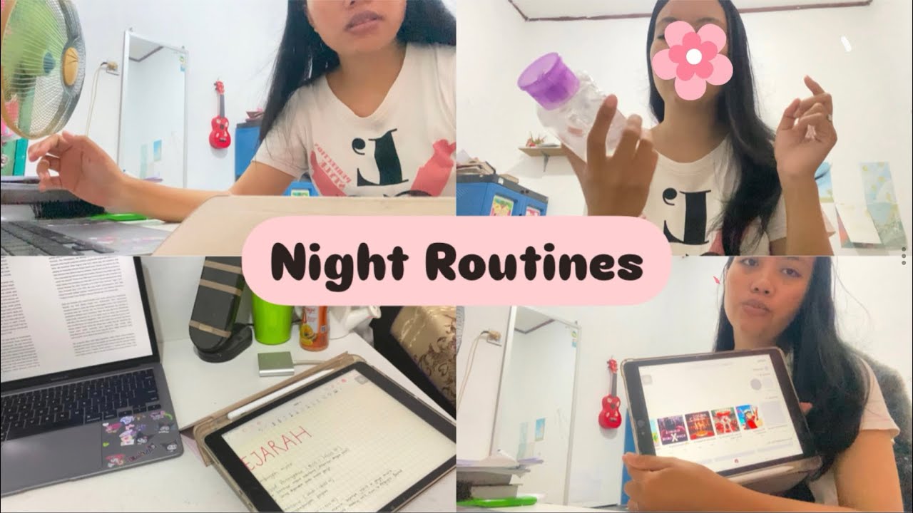 (MeVlog1) Night Routine ~ little bit talk - YouTube