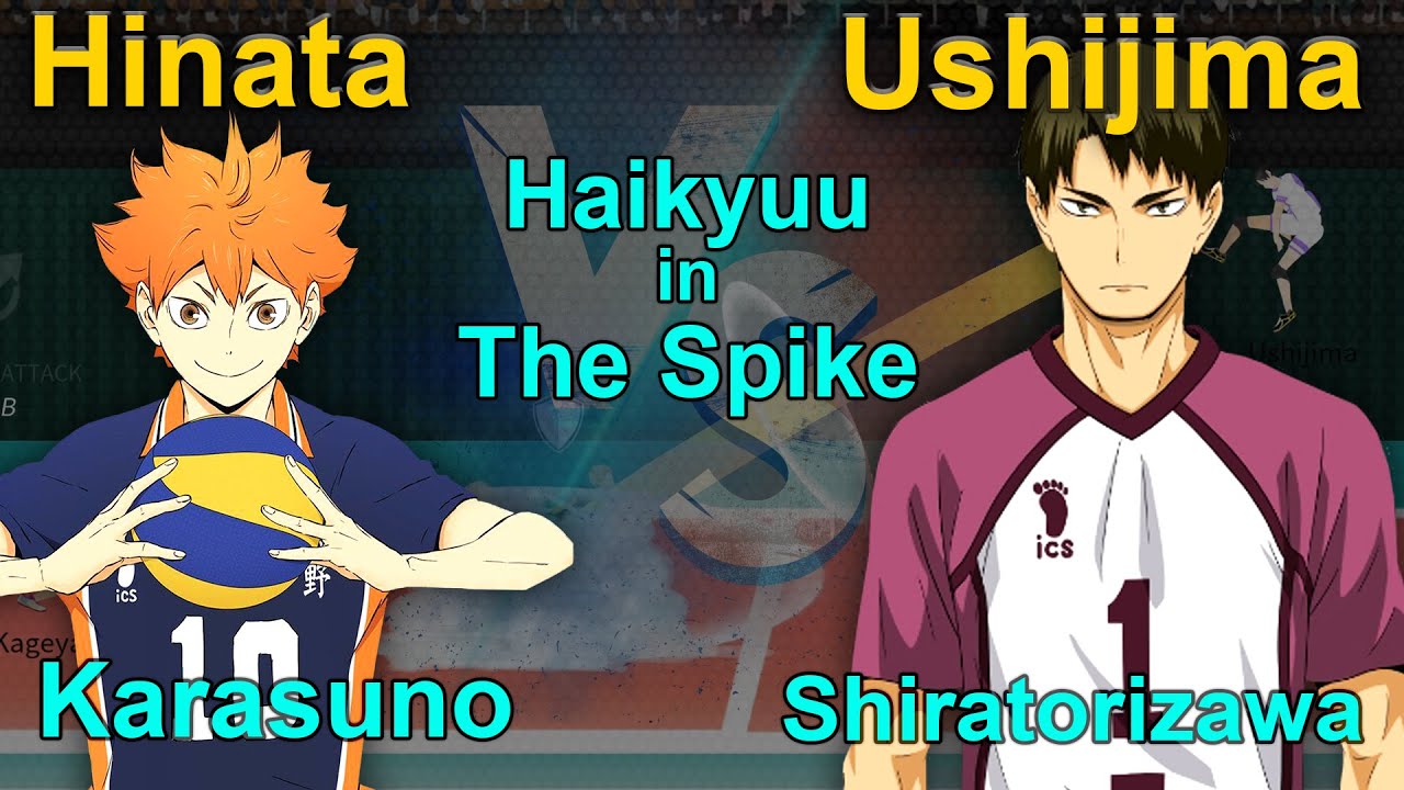 The Spike. Volleyball 3x3. Hinata vs Ushijima. Karasuno vs ...