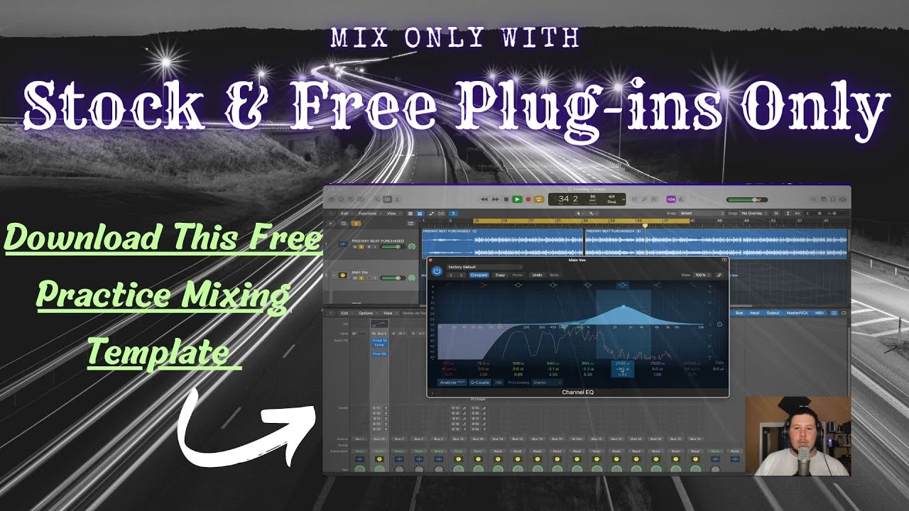Mixing Vocal to a Two Track Beat Using Free & Stock Plug-ins *Free ...
