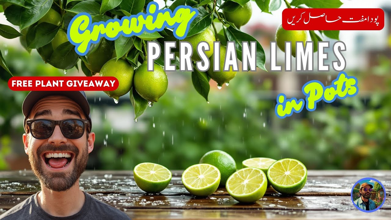 Growing Persian Lime in Pot, maximum Fruiting | گملے میں پرشین لام ...