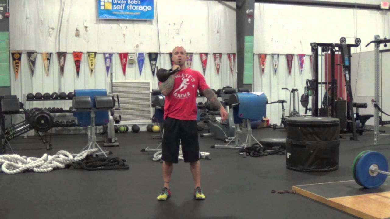 One-Arm Kettlebell Press - YouTube