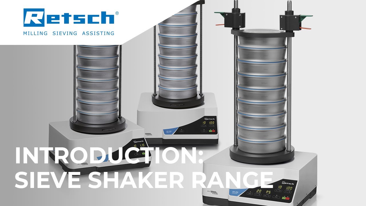 Sieve Shaker Range #RETSCH #sieveshaker #laboratoryinstruments - YouTube