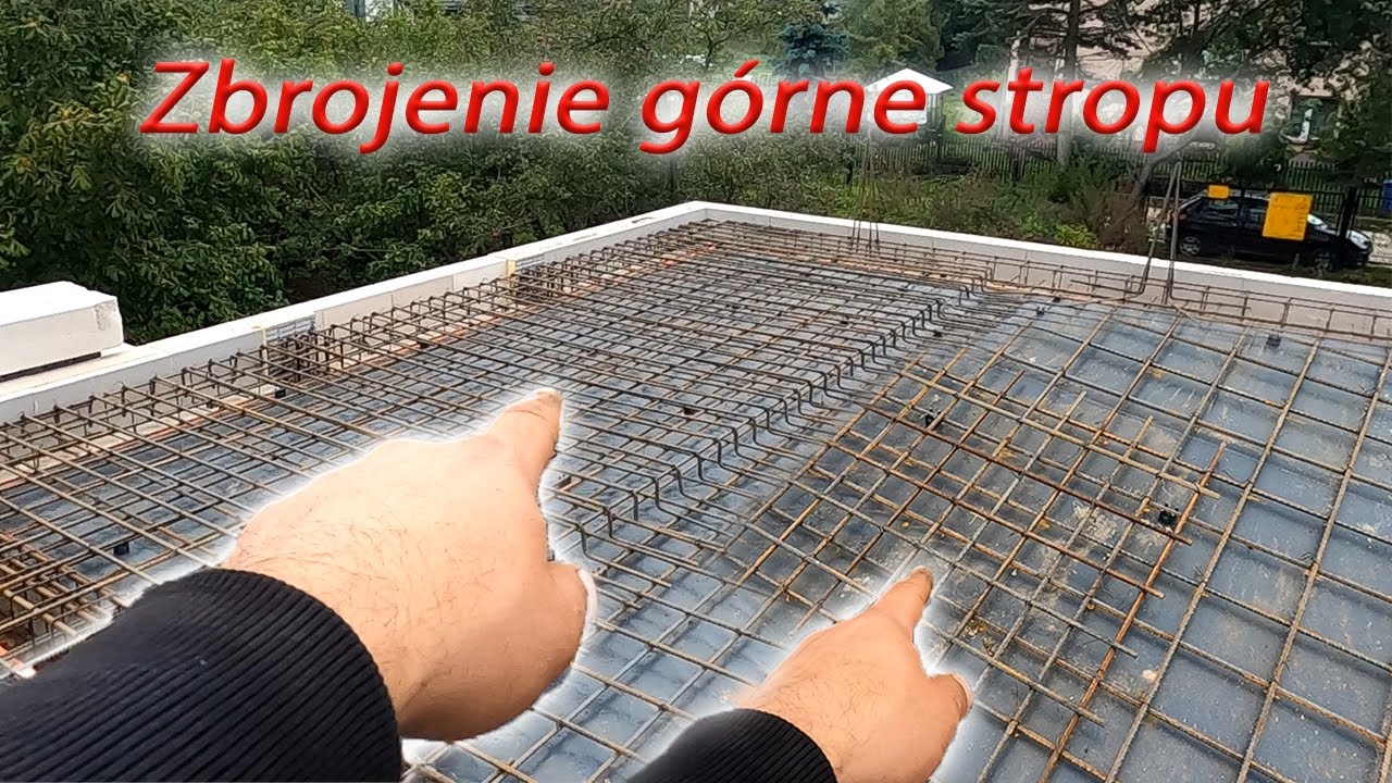 Zbrojenie górne stropu cz. 1 #Na życzenie Widza gniemy figury z ...