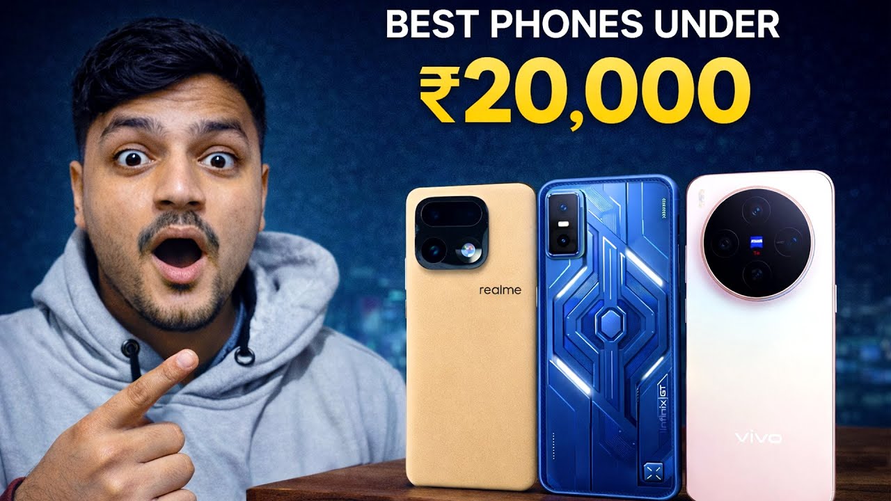 12GB+256GB | Top 5 Best & All-Rounder Phones Under 20,000 in 2026 ...
