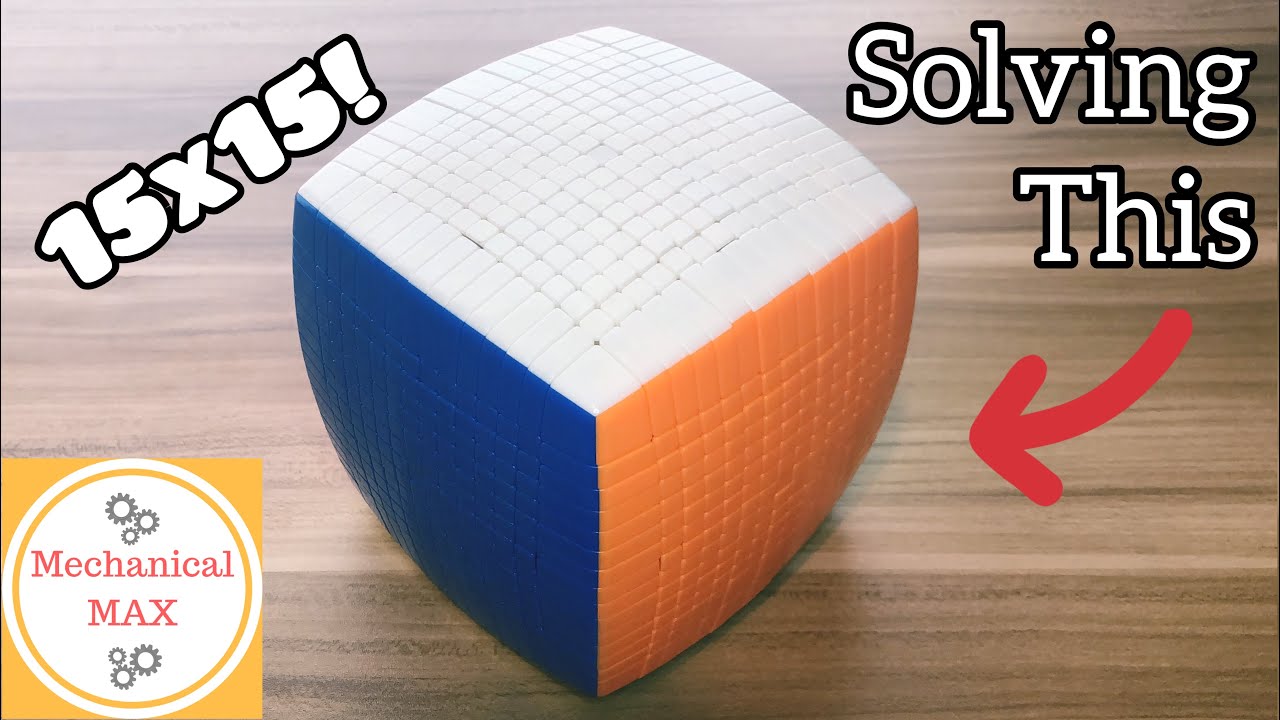 Solving the 15x15x15 Rubix's Cube - YouTube