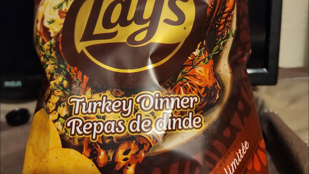 lays turkey dinner chips review - YouTube