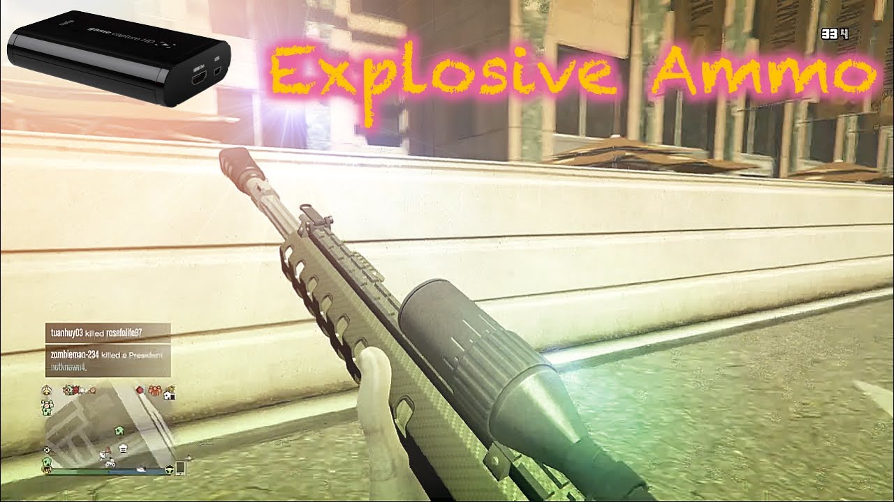 (Elgato) GTA V Online [Part 1] : Killing with Explosive Ammo w/ Crew ...