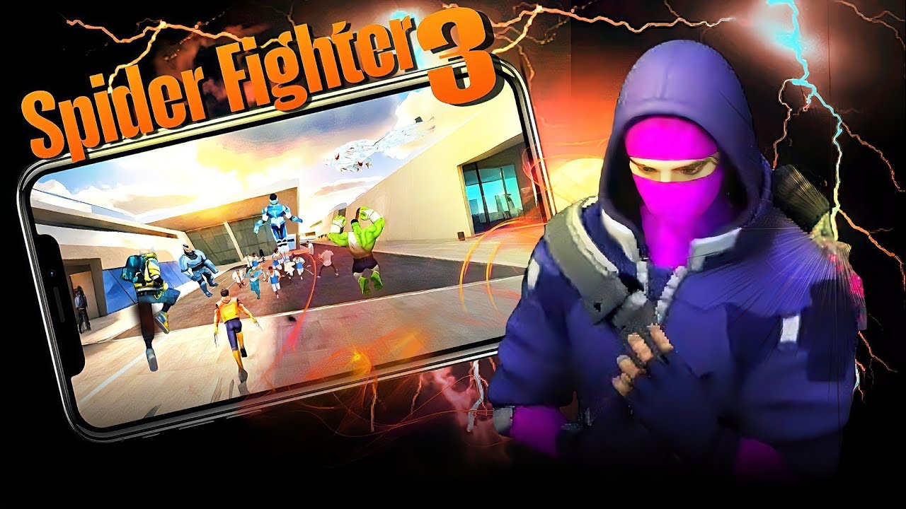 SPIDER FIGHTER 3 | All Super Hero Fight with Power Full Gang and ...