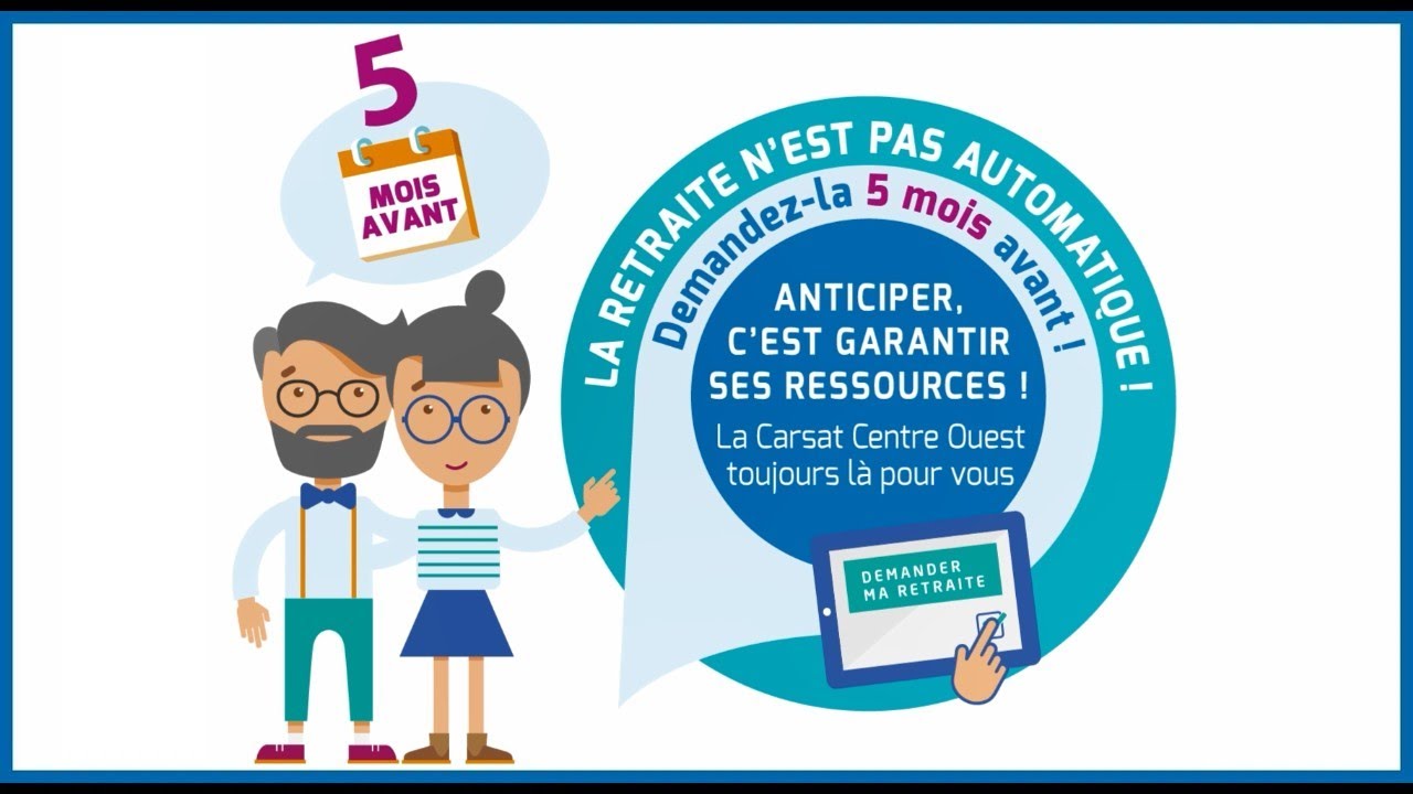 Anticiper et demander votre retraite en ligne (août 2023) - YouTube