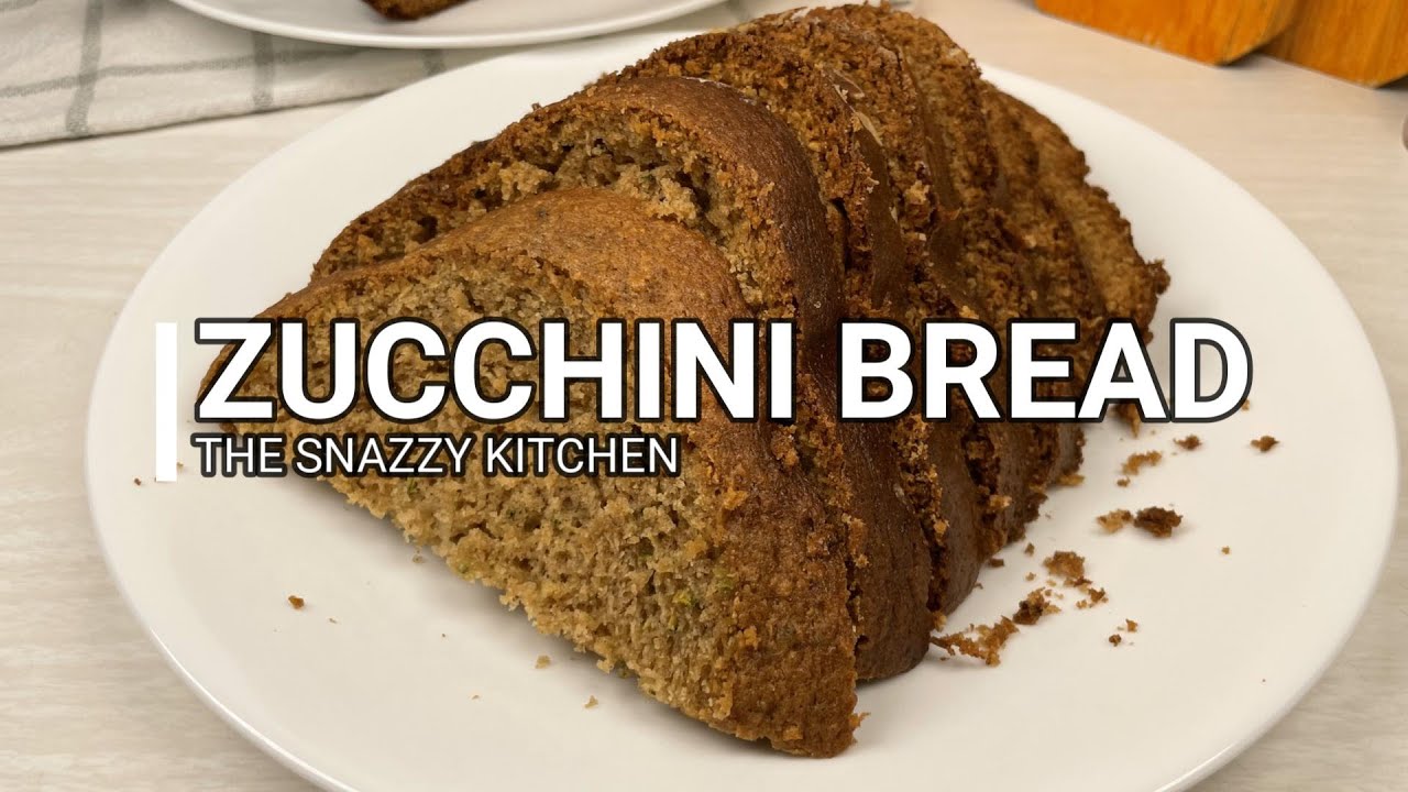 Delicious & Easy Zucchini Bread (In the Bread Machine) - YouTube