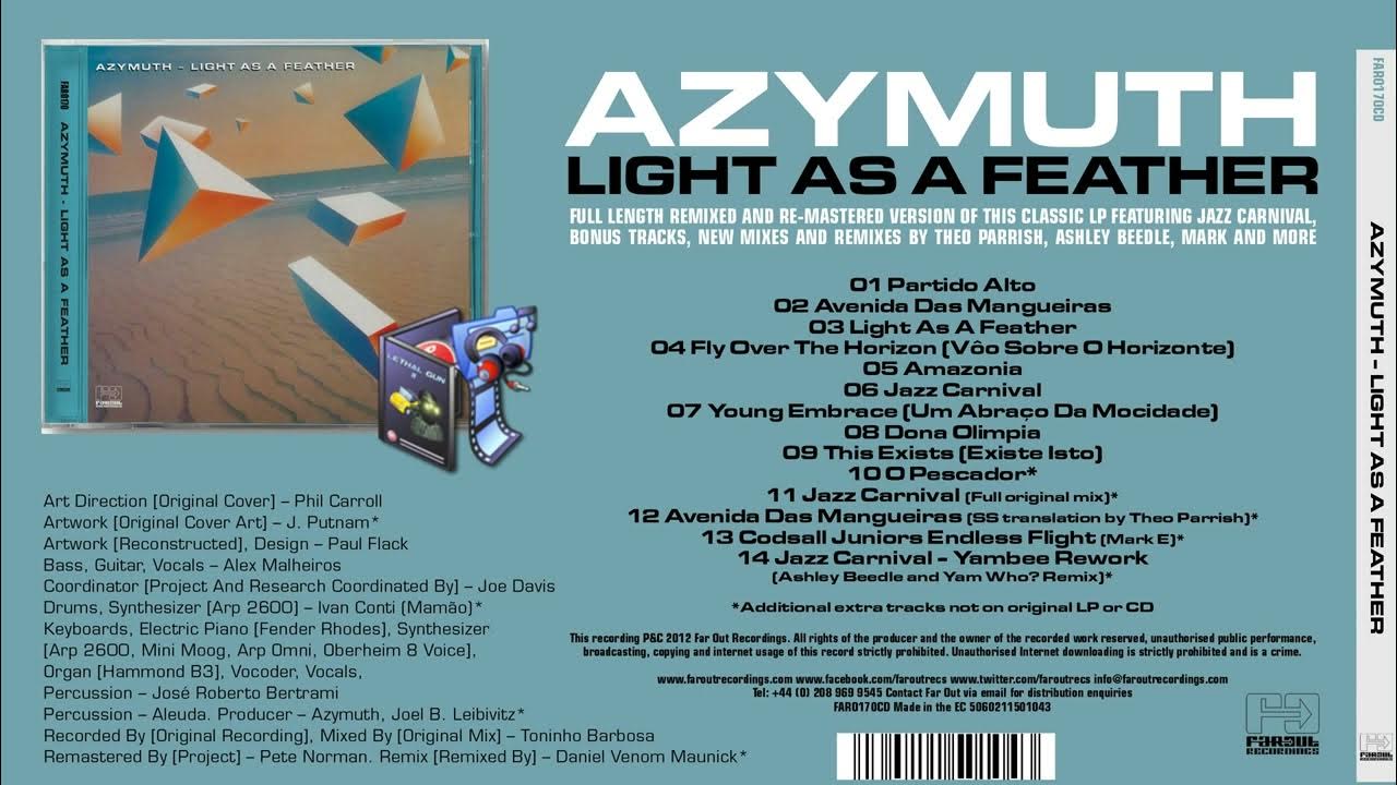 Azymuth -1979- Light As A Feather (2022) - YouTube