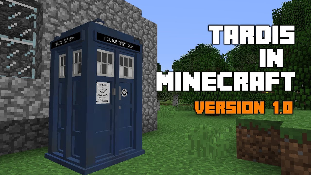 [Release] TARDIS in Minecraft 1.13 - Version 1 - YouTube
