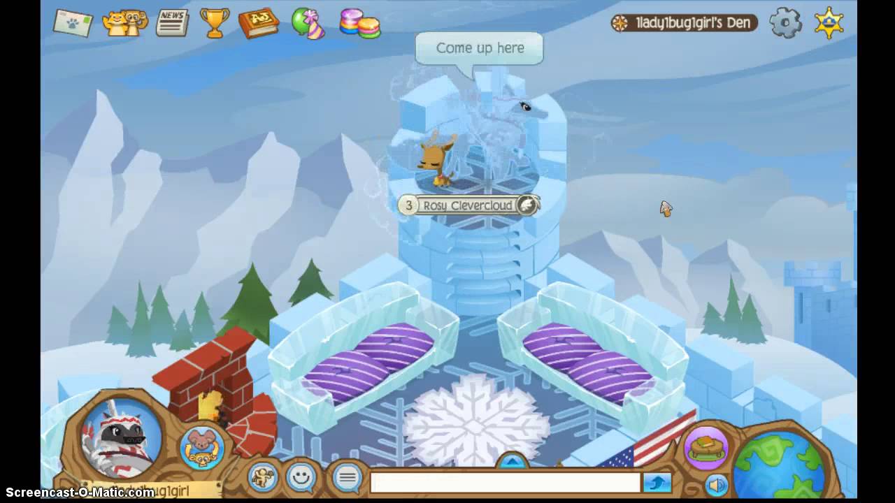 Ice den glitch Animal Jam - YouTube