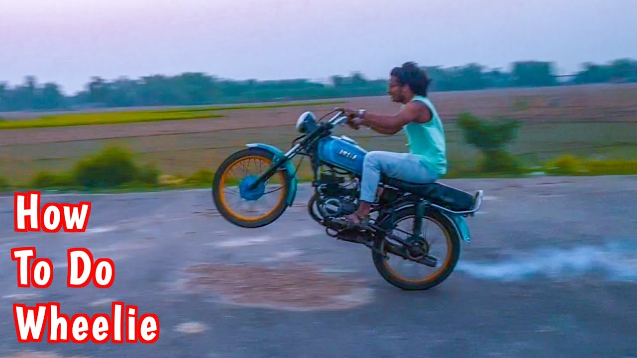 How To Do Wheelie on Yamaha RX 100 || Modified MT-15 Sound🔥 | Bike ...