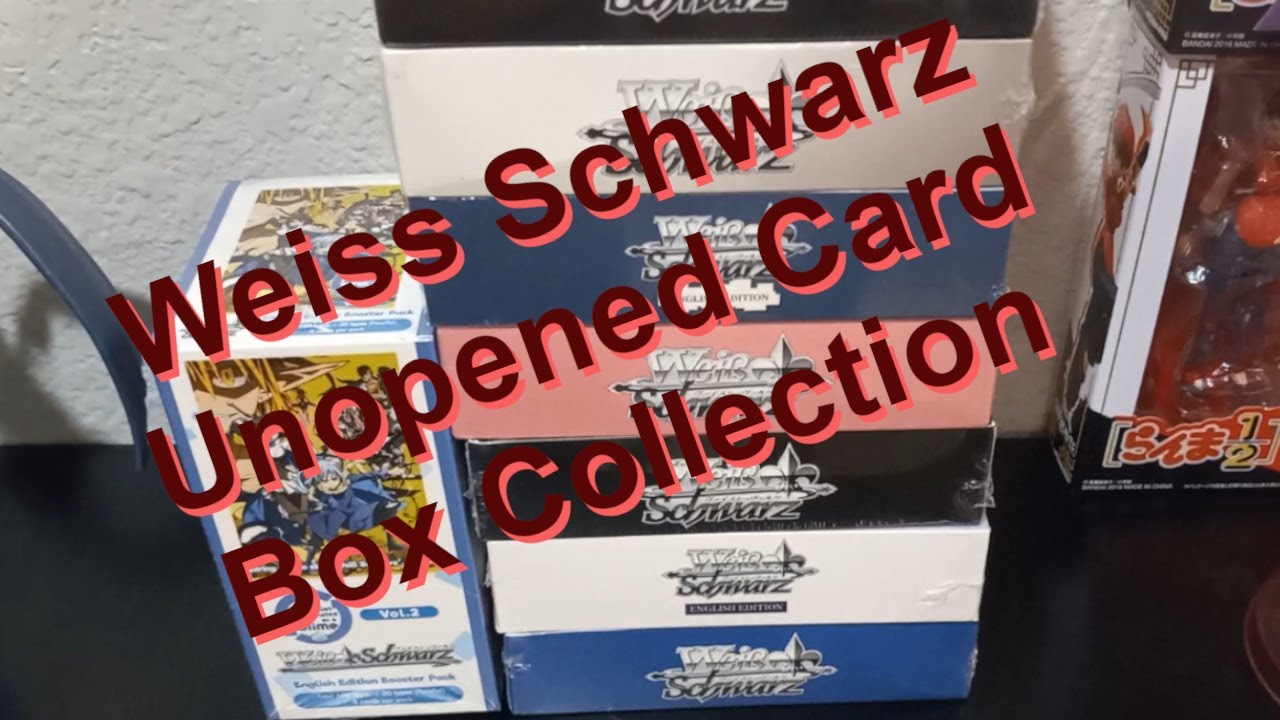 Weiss Schwarz Card Box Collection - YouTube