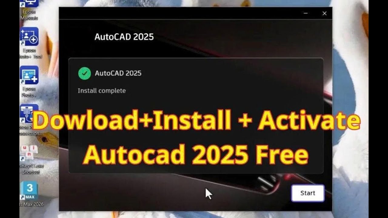 How to Install AutoCAD 2025 & Activate Free Full Guide - YouTube