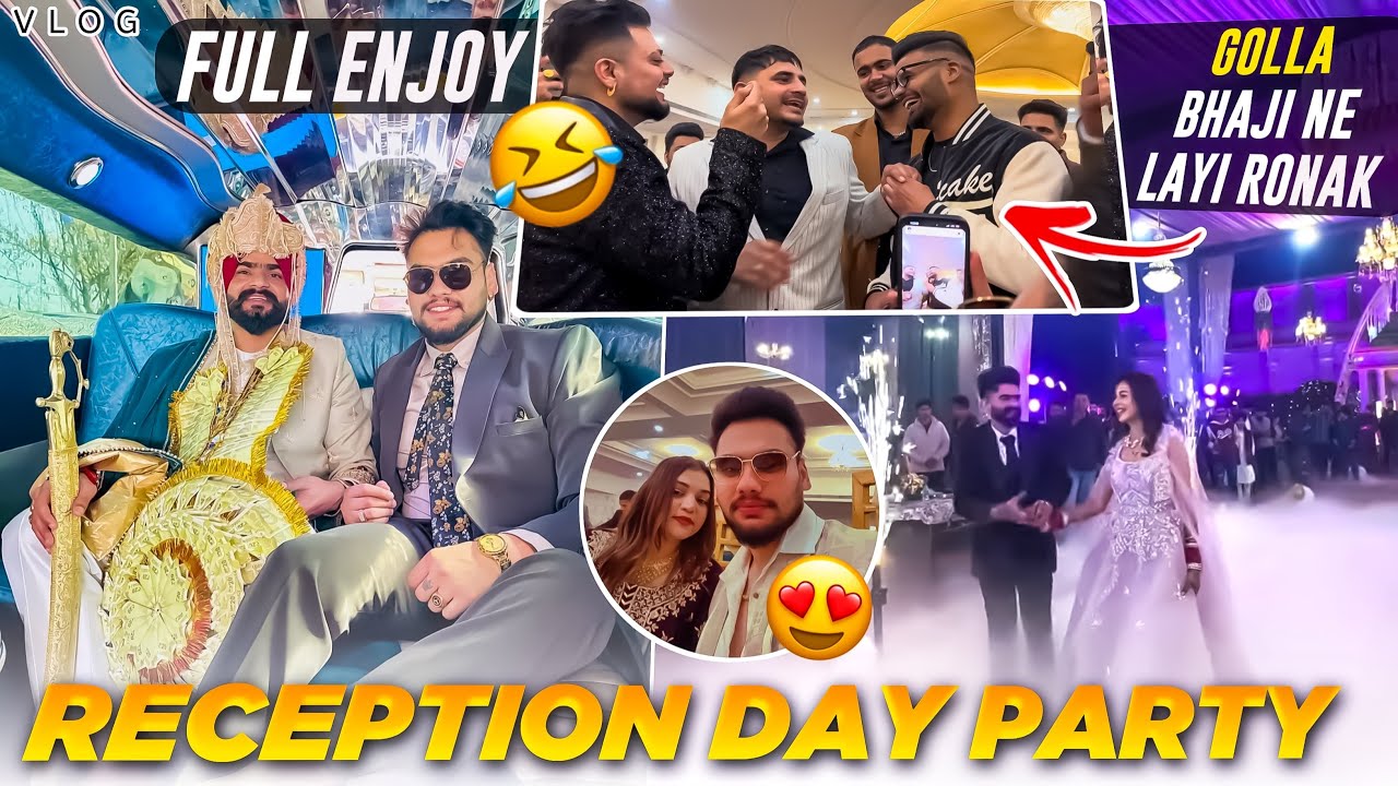 Reception te sajan ne kita promises ghr de sare km kru. golla ...