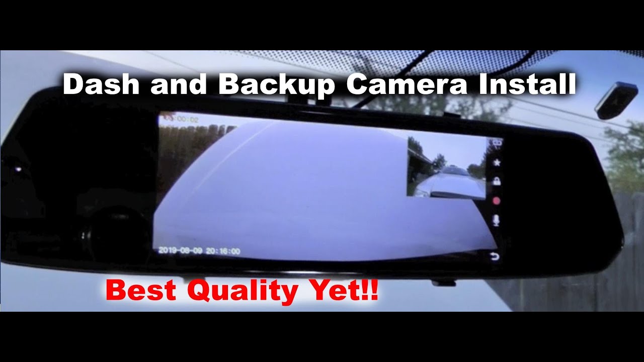 Ford Crown Vic dash and reverse view back up camera install - YouTube