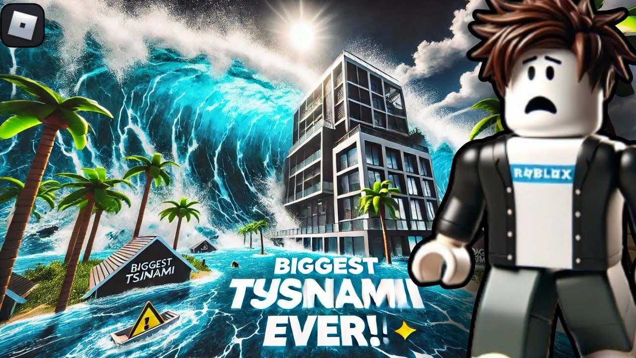 BIGGEST TSUNAMI IN ROBLOX | ROBLOX TSUNAMI SIMULATOR GAMEPLAY - YouTube