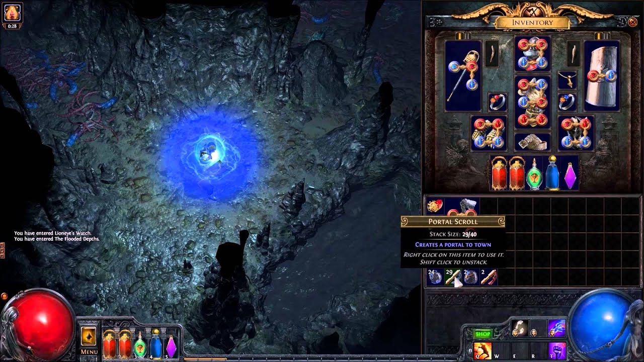 Path of Exile( Close Beta ): Unique Box - Strange Barrel and Immortal ...