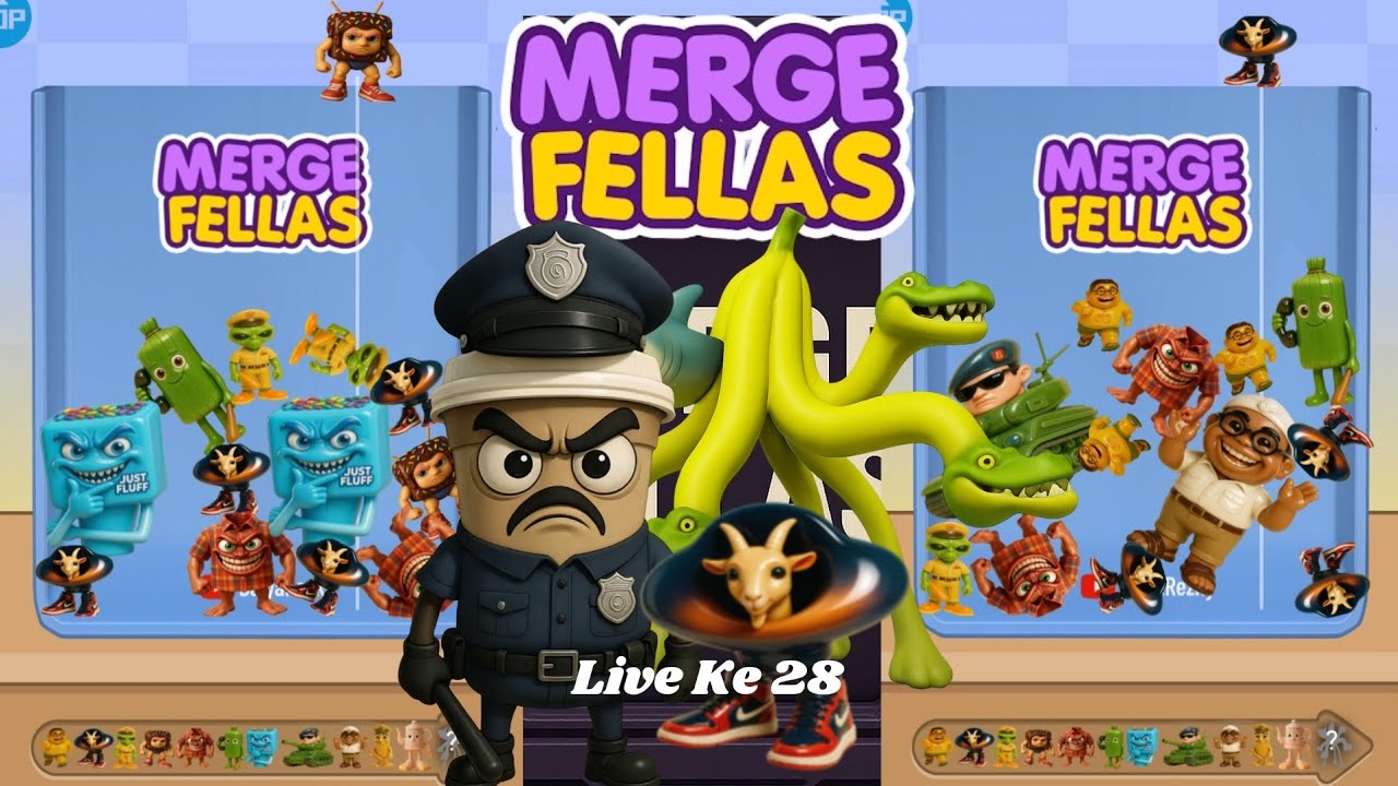 Live Game Merge Fellas Indonesian Character!🎮🔥👍 - YouTube