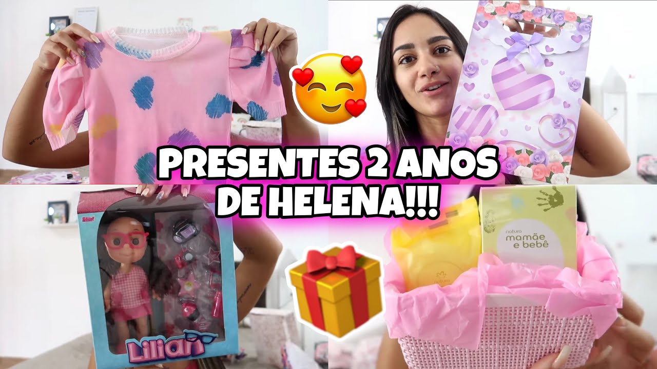 Abrindo Os Presentes De AniversÃrio De Helena ðŸŽðŸ˜ Youtube