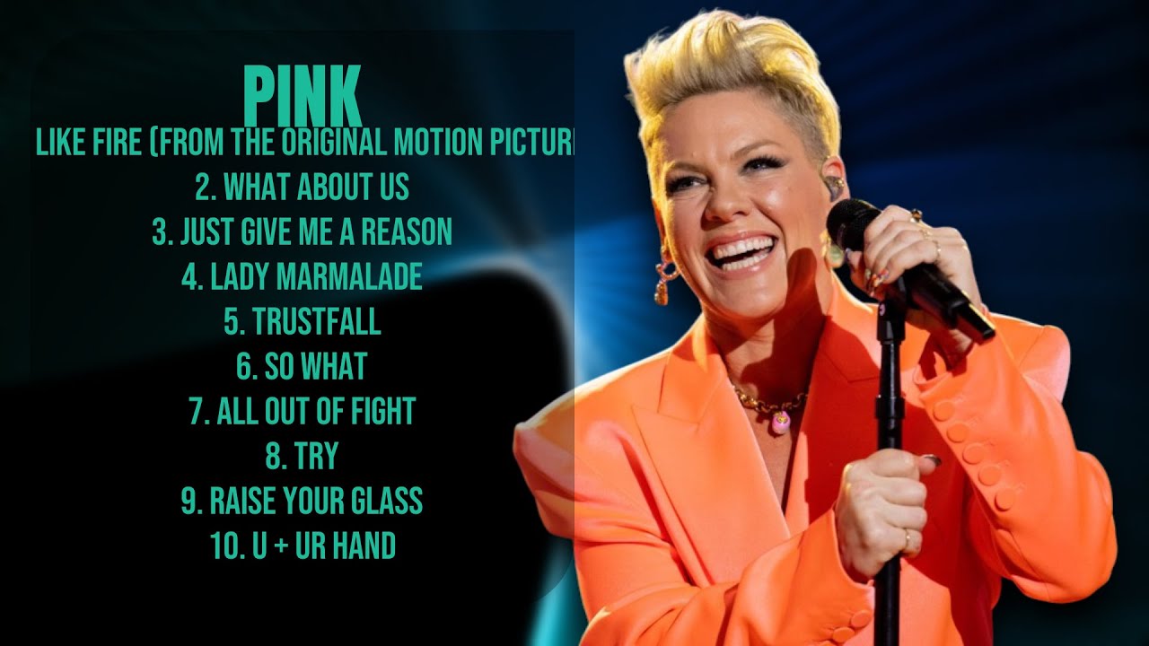PINK-All-time favorites of 2024-Bestselling Hits Mix-Current - YouTube