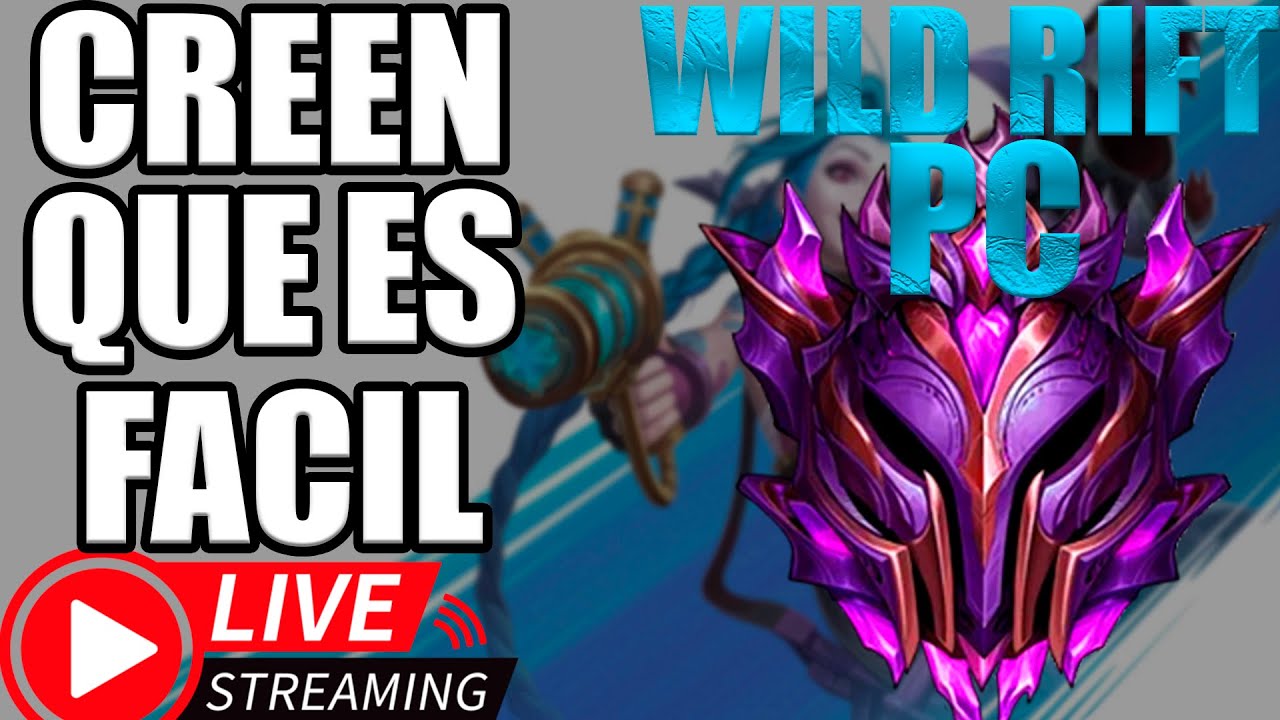 Wild Rift En PC Sera Muy Facil? - YouTube