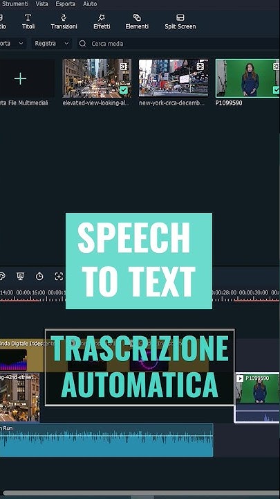 Trascrizione automatica dei sottotitoli con #filmora12 #wondersharefilmora #filmora # ...