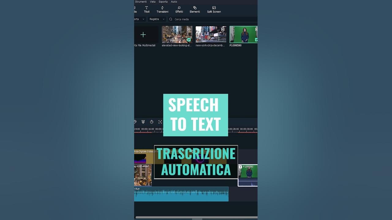 Trascrizione automatica dei sottotitoli con #filmora12 #wondersharefilmora #filmora # ...