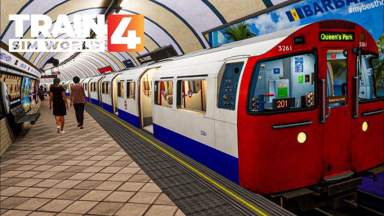 LONDON UNDERGROUND - Train Sim World 4 - Bakerloo Line - Gameplay - YouTube