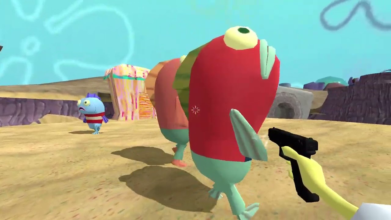 spongebob with guns - YouTube