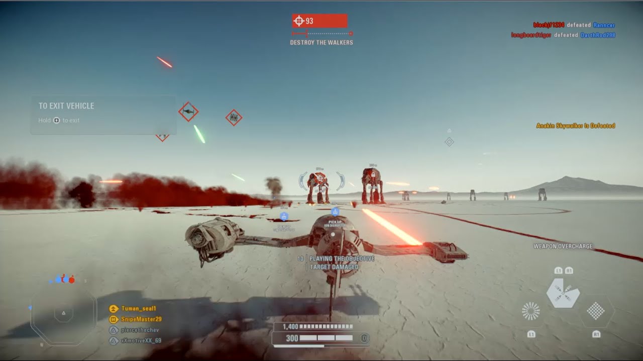 STAR WARS™ Battlefront™ II Galactic Assault on Crait - YouTube