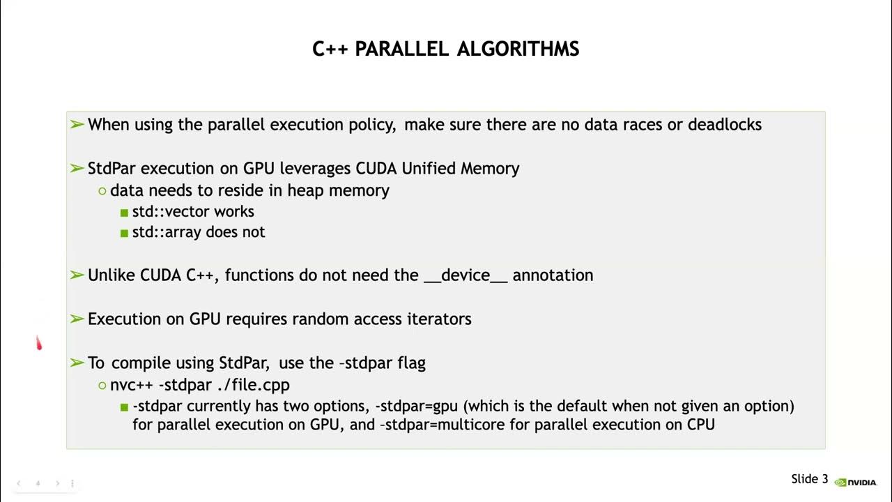 5. Nvidia Standard Language Parallelism, C++ -- Matt Stack - YouTube