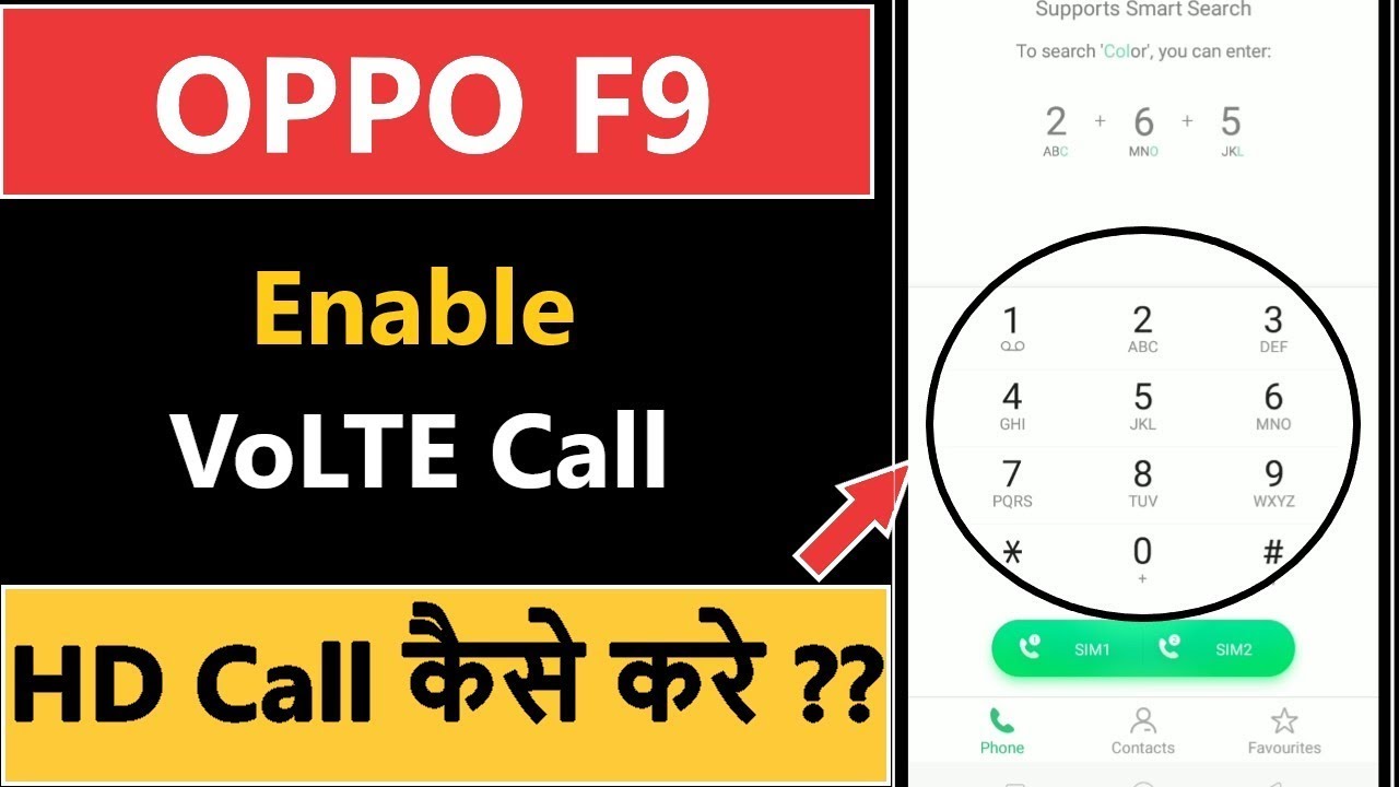 How to enable VoLTE call in oppo f9 - YouTube