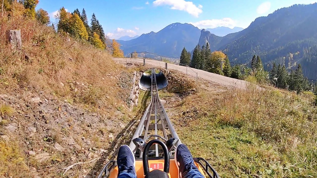 Alpine Coaster (Onride/POV) Video Kolbensattel Oberammergau 2021 - YouTube