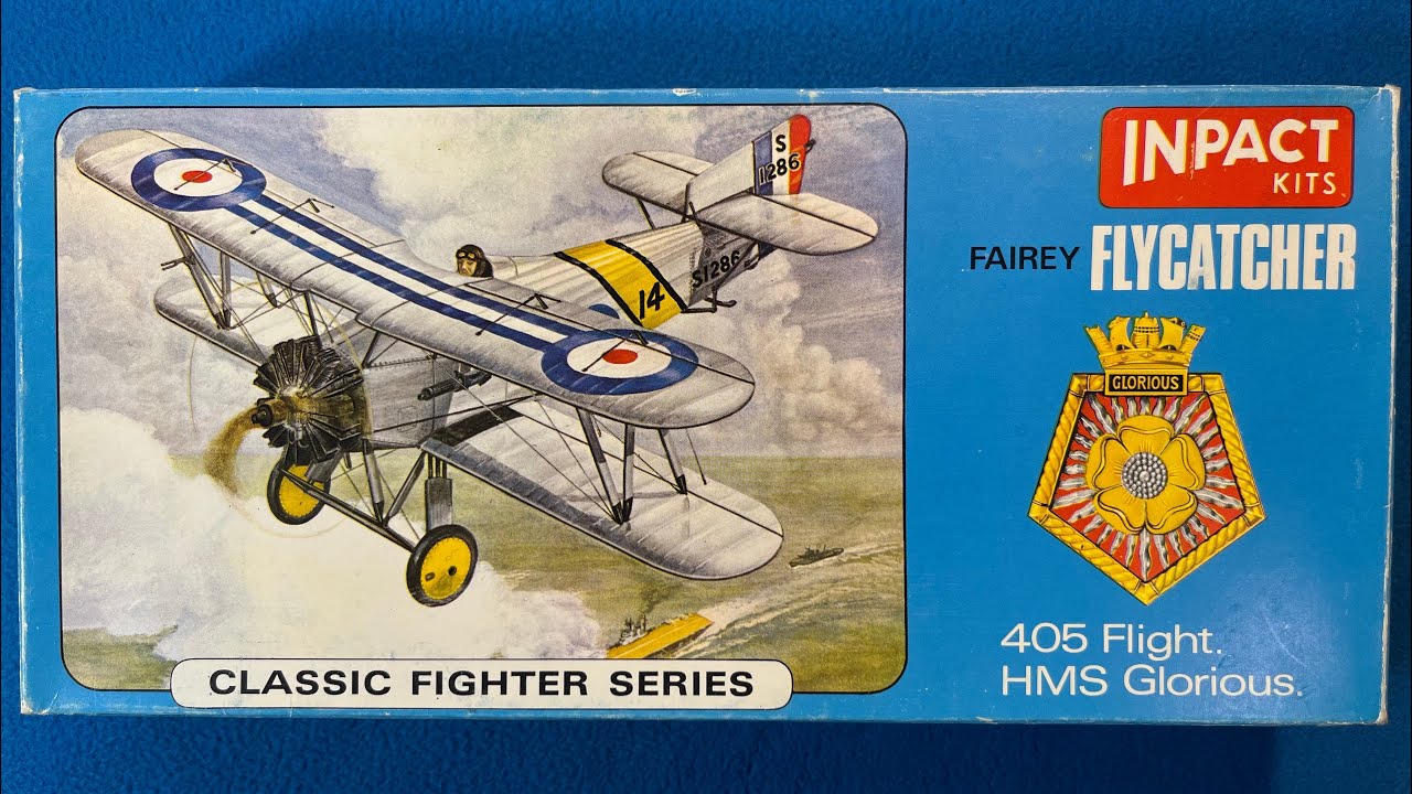 Inpact Kits 1966 Fairey Flycatcher Vintage Model Airplane Kit Review ...
