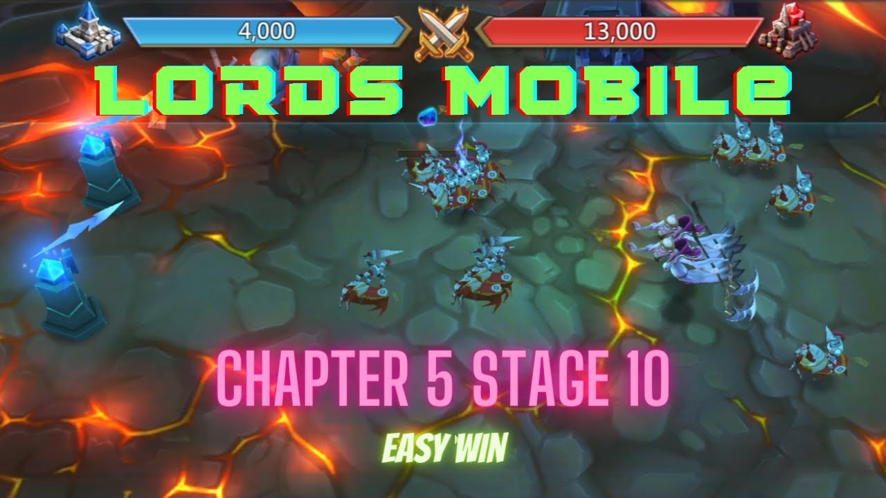 Lords Mobile Gameplay l Chapter 5 Stage 10 #deepgor - YouTube