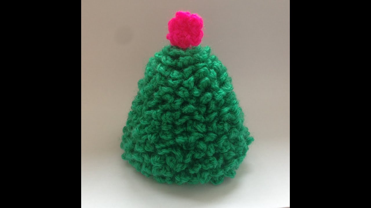 How to crochet small Christmas Tree - YouTube