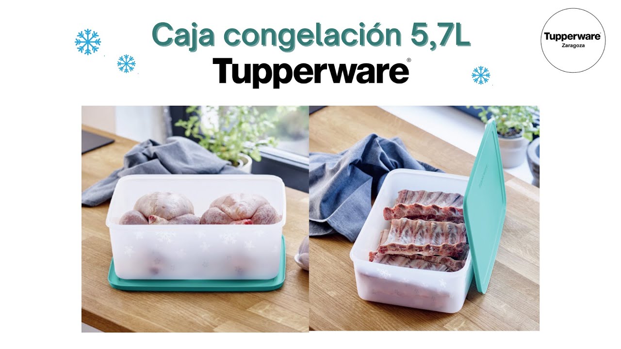 Caja congelación 5,7L Tupperware - YouTube