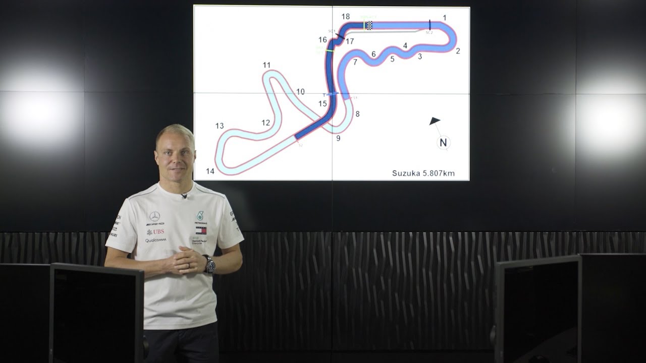 Suzuka F1 Circuit Guide with Valtteri Bottas & PETRONAS - YouTube