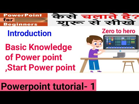 PowerPoint Hindi Tutorial for Beginners |Basic knowledge of powerpoint ...